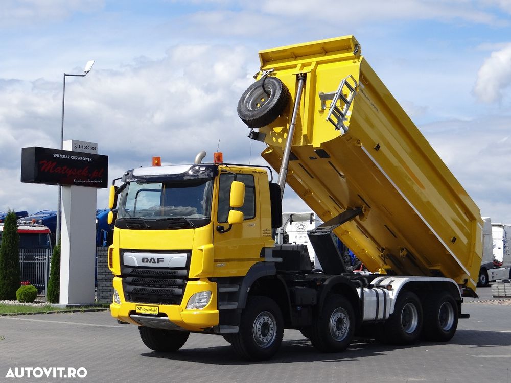 Second hand DAF CF 480 / 8X4 / BASCUALNTE / MEILLER KIPPER / SARCINA ...