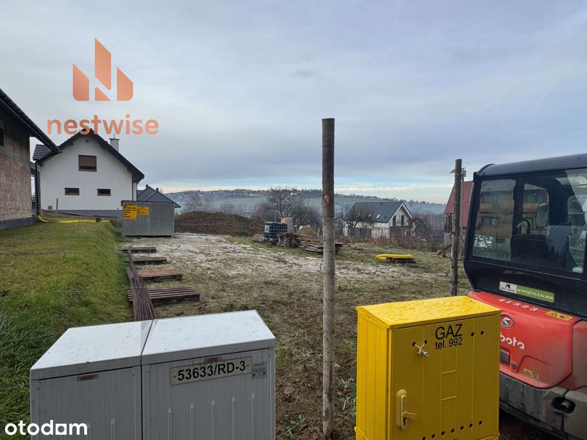 599 m², działka na sprzedaż - Łazany, wielicki, małopolskie - 67553883 ...