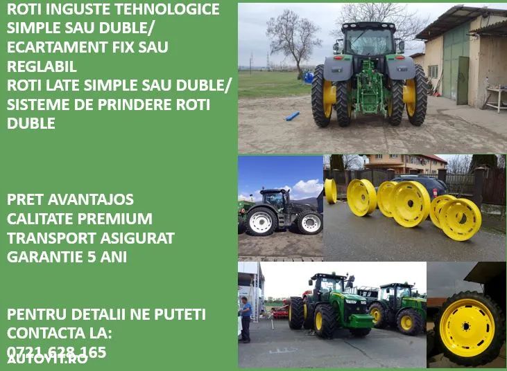 Nou Altul Roti NOI tehnologice inguste tractor/combina: John Deere ...