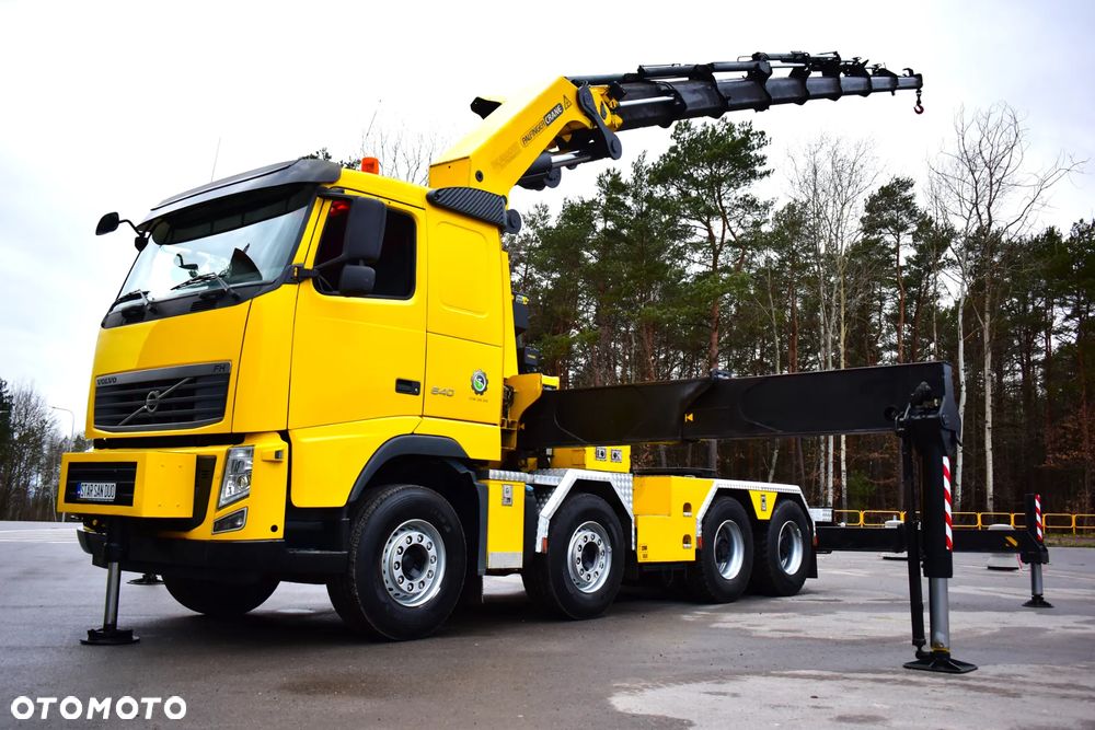 Używane Volvo FH 540 8x4 PALFINGER PK 100002 HDS Żuraw Wciągarka Crane ...