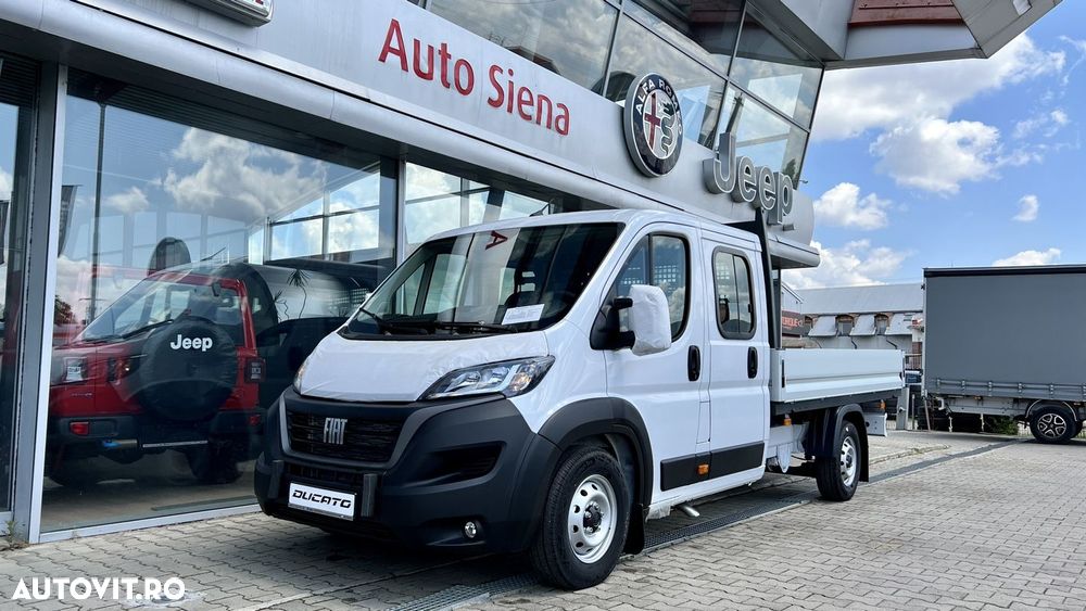 Nou Fiat Ducato - Cabina Dubla - 6+1 locuri - Maxi Cabinato cu bena ...