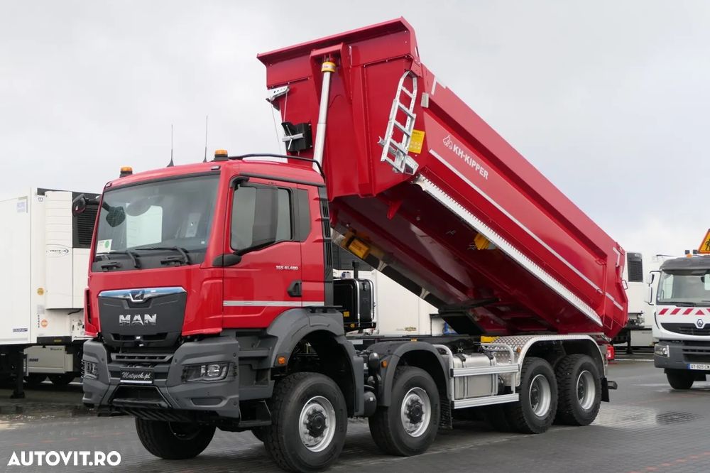 Nou MAN TGS 41.480 / 8X8 / CAMION BASCULAN SPATE / NOU NOU / DIN MÂNĂ ...