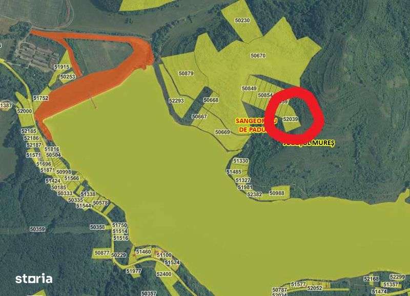 6 400 m², teren de vanzare - Mures (judet), Sangeorgiu de Padure ...