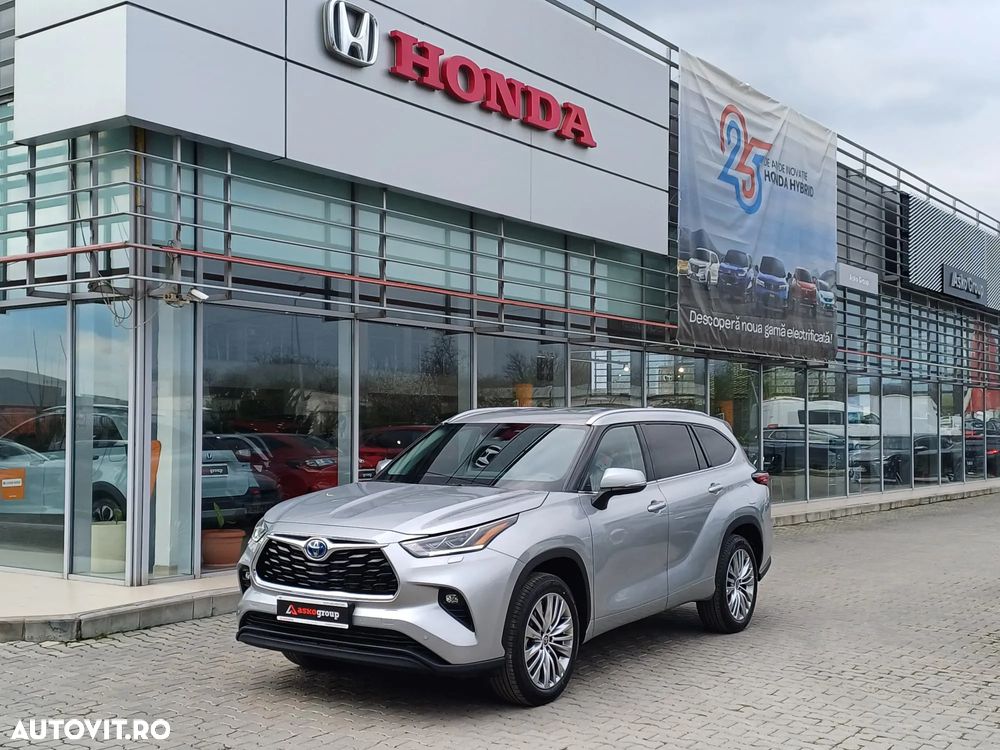 Toyota HIGHLANDER 7 locuri 2.5 hybrid 248 CP E-CVT 4×4 | Asko Rulate