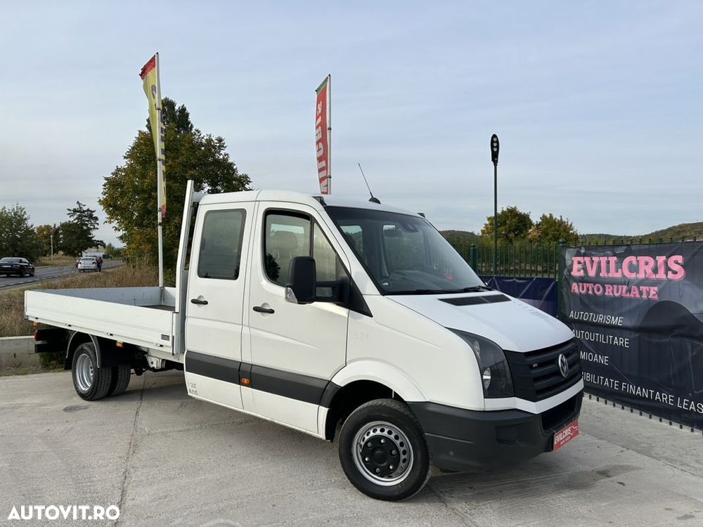 Second hand Volkswagen Crafter 3.5 tone DOKA 6 LOCURI AXA DUBLA SPATE ...