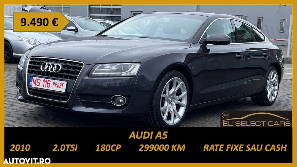 Second hand Audi A5 - 9 490 EUR, 299 000 km, 2010 - autovit.ro