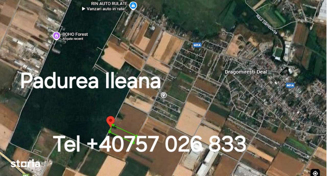 7 166 m², teren de vanzare - Ilfov (judet), Dragomiresti-Deal ...