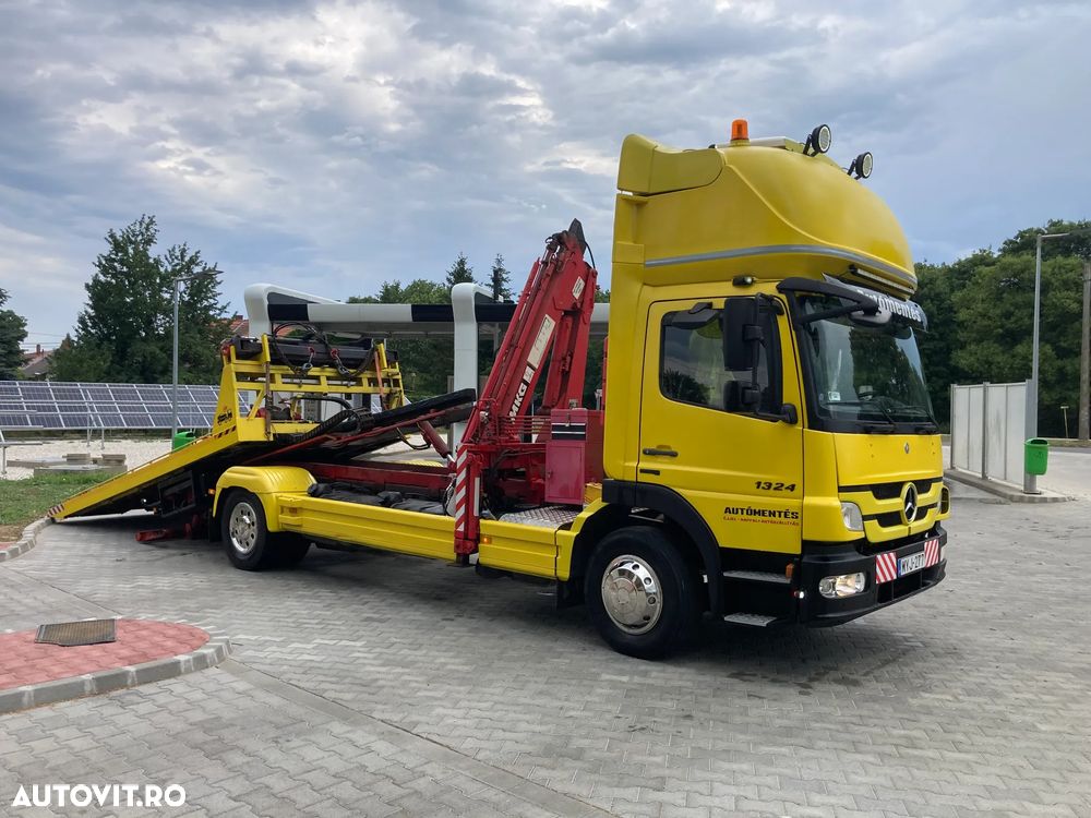 Second hand Mercedes-Benz Atego,Platforma hidraulica,macara - 36 000 ...