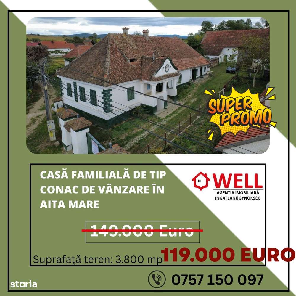 4 camere, casa de vanzare - Covasna (judet), Aita Mare - 10006119 • www ...