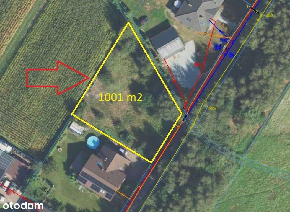 1 001 m², działka na sprzedaż - Wolica, kaliski, wielkopolskie ...