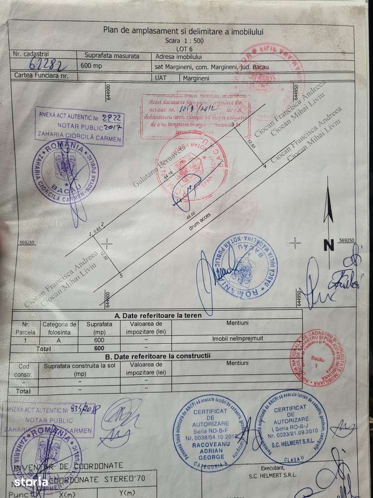 600 m², teren de vanzare - Bacau (judet), Bacau - 9662987 • www.storia.ro