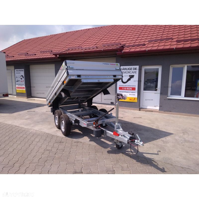 Nou Autocar Remorca basculabila hidraulic pe 2 axe 2t-2,7t C.I.V inclus ...