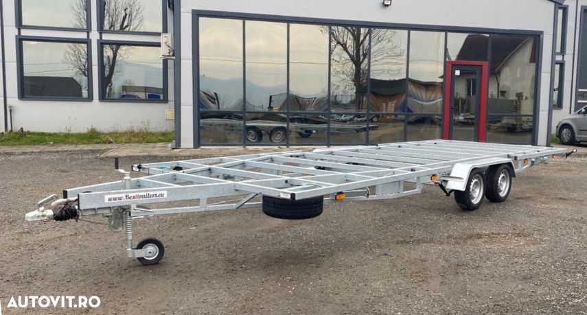 Nou Niewiadow Remorca/Platforma Container mobil/casa mobila/Remorca ...