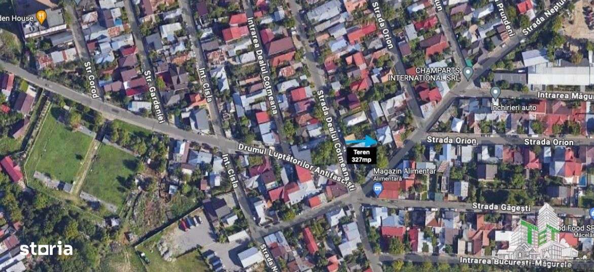 327 m², teren de vanzare - Bucuresti (judet), Strada Neptun - 8784234 ...