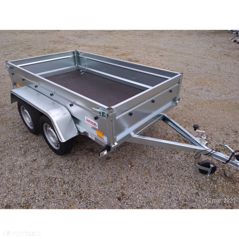 Nou Autocar Remorca auto dubluax tandem de 750 kg C.I.V inclus ...