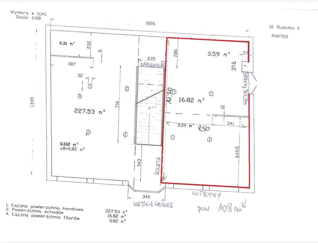 108,20 m², lokal użytkowy na wynajem - ul. Rusałka, Lublin - 68069347 ...