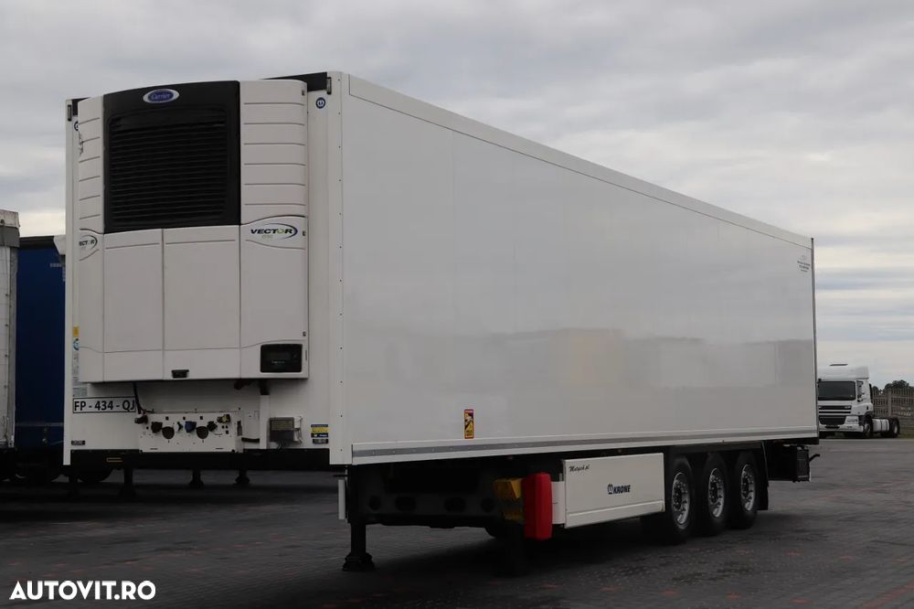 Second hand Krone SEMI-REMORCĂ FRIGORIFĂ / CARRIER VECTOR 1550 / 2700 MTH / DOPPELSTOCK / PALLET ...