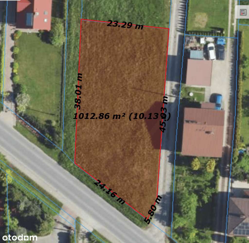 1 010 m², działka na sprzedaż - Malawa, rzeszowski, podkarpackie ...