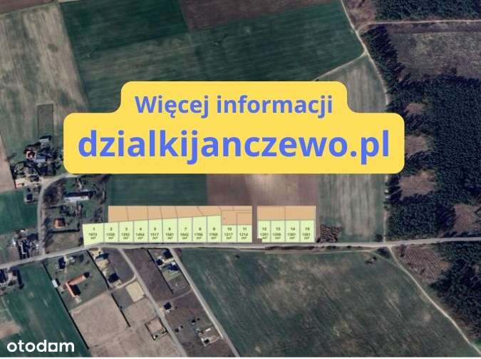 1 201 m², działka na sprzedaż - Janczewo, gorzowski, lubuskie ...