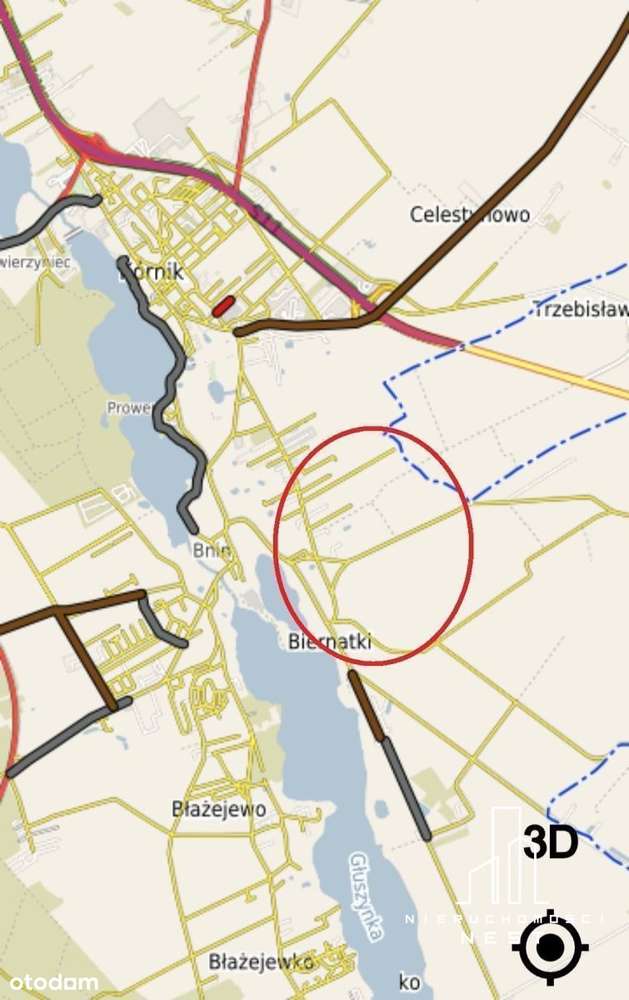 8 200 m², działka na sprzedaż - Biernatki, poznański, wielkopolskie ...