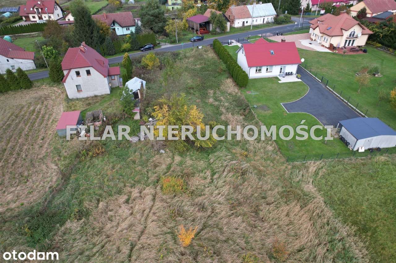 1 394 m², działka na sprzedaż - Chocianów, polkowicki, dolnośląskie ...