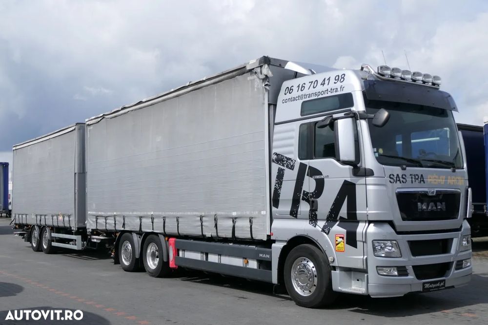 Second hand MAN TGX 540 / KIT TRANSIT TANDEM / 2 x lift lift / EURO 5 ...