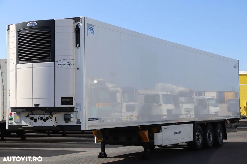 Second hand Krone SEMI-REMORCĂ FRIGORIFĂ / CARRIER VECTOR 1950 / DOPPELSTOCK / PALLET BOX - 36 ...