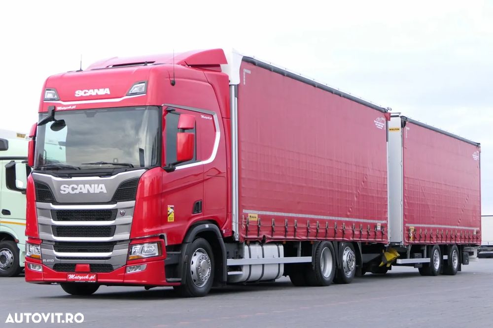 Second hand Scania R 410 / 6X2 / JUMBO - 120 M3 / VEHICULAR / RETARDER ...