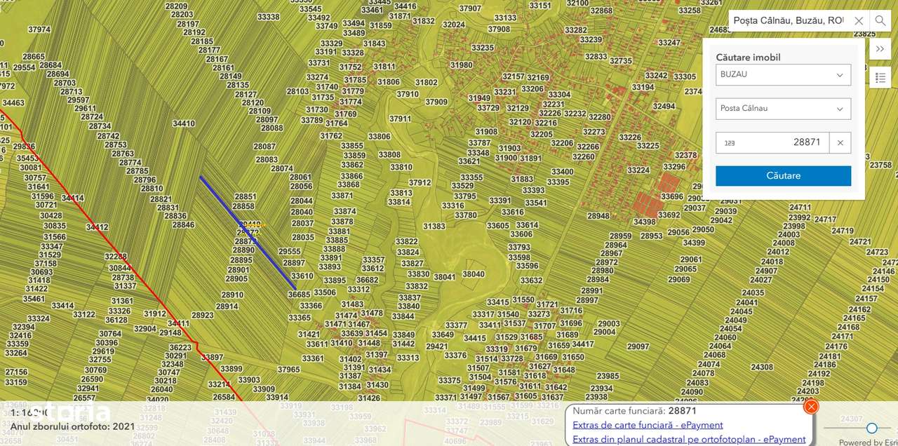 157 141 m², teren de vanzare - Buzau (judet), Posta Calnau - 10024277 ...