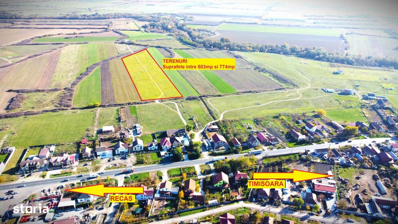 503 m², teren de vanzare - Timis (judet), Strada Principala - 10021478 ...