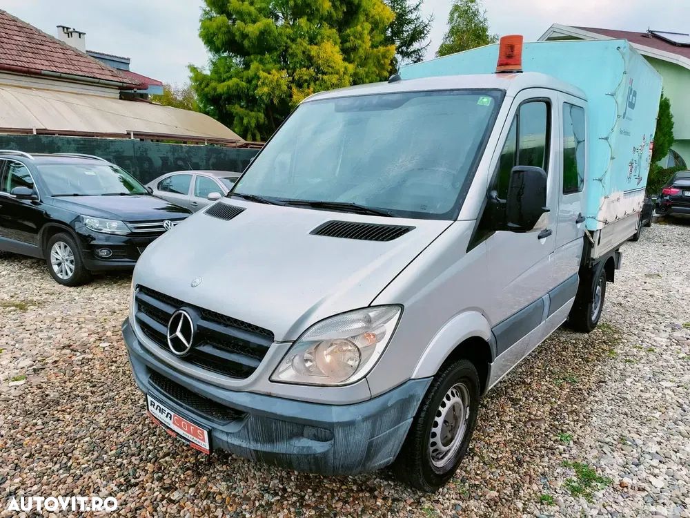 Second hand Mercedes-Benz Sprinter 146.000 km!!! Cabina dubla+prelata 7 ...