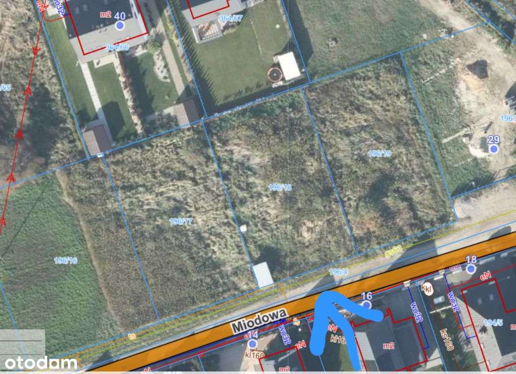 821 m², działka na sprzedaż - ul. Miodowa, Siekierki Wielkie - 67584915 ...