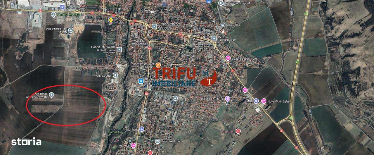 600 m², teren de vanzare - Alba (judet), Sebes - 9358810 • www.storia.ro