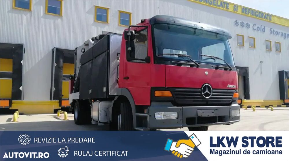 Second hand Mercedes-Benz Atego & Tropper FNC Mobil /Animal Feed Mill ...