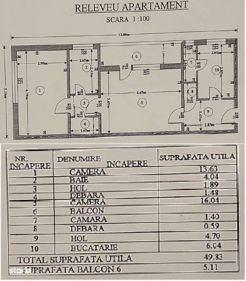 2 camere, apartament de vanzare - Prahova (judet), Strada Brebenei ...