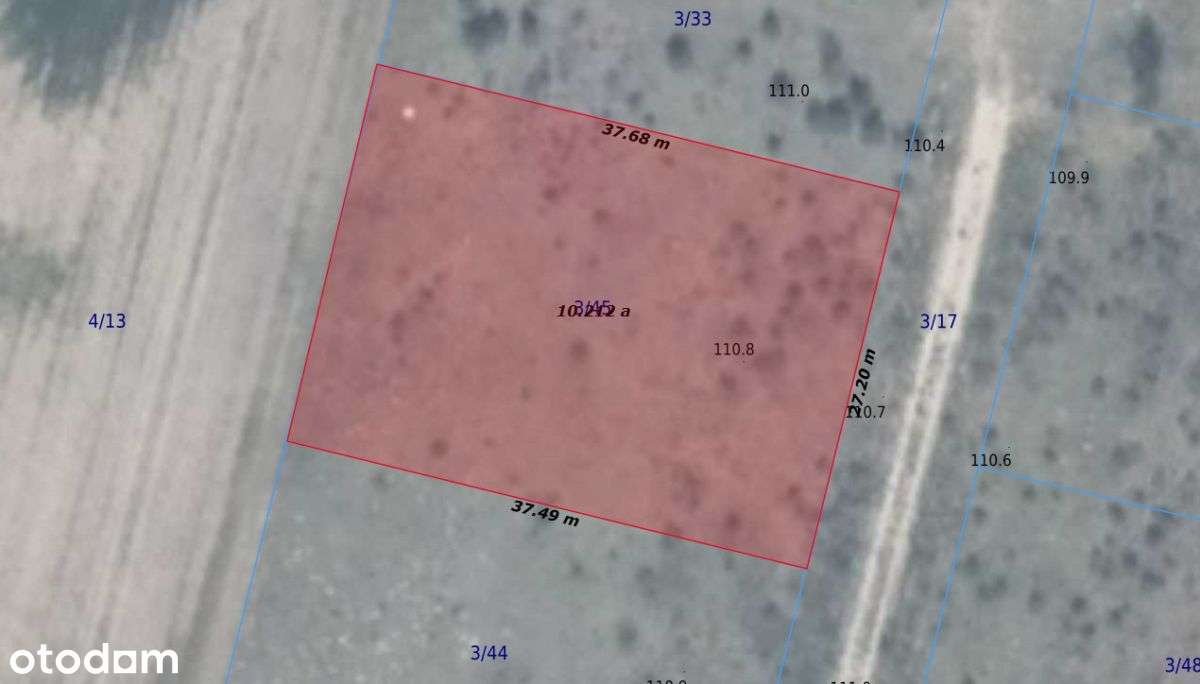 1 000 m², działka na sprzedaż - Gołębiewo Wielkie, gdański, pomorskie ...