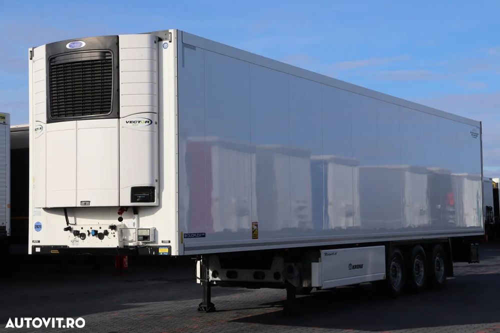 Second hand Krone SEMI-REMORCĂ FRIGORIFĂ / CARRIER VECTOR 1550 / DOPPELSTOCK / 1600 MTH / 2021 ...