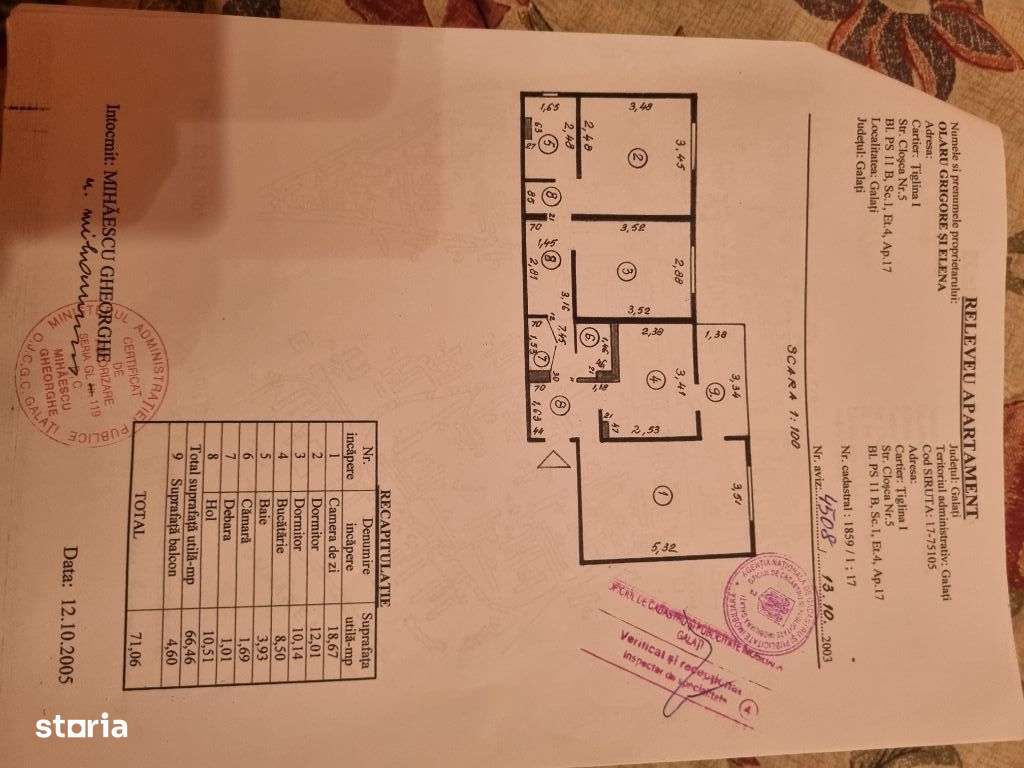 3 camere, apartament de vanzare - Galati (judet), Galati - 8753125 ...