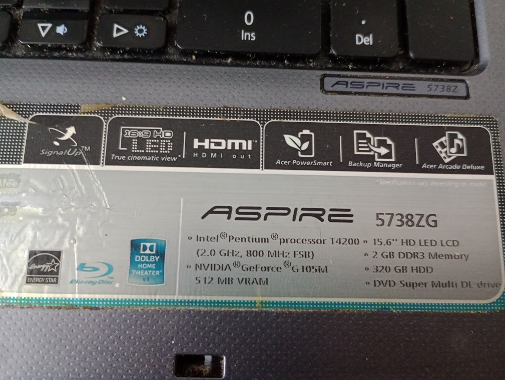 Продам ноутбук ASER ASPIRE: 700 грн. - Ноутбуки Одесса на Olx