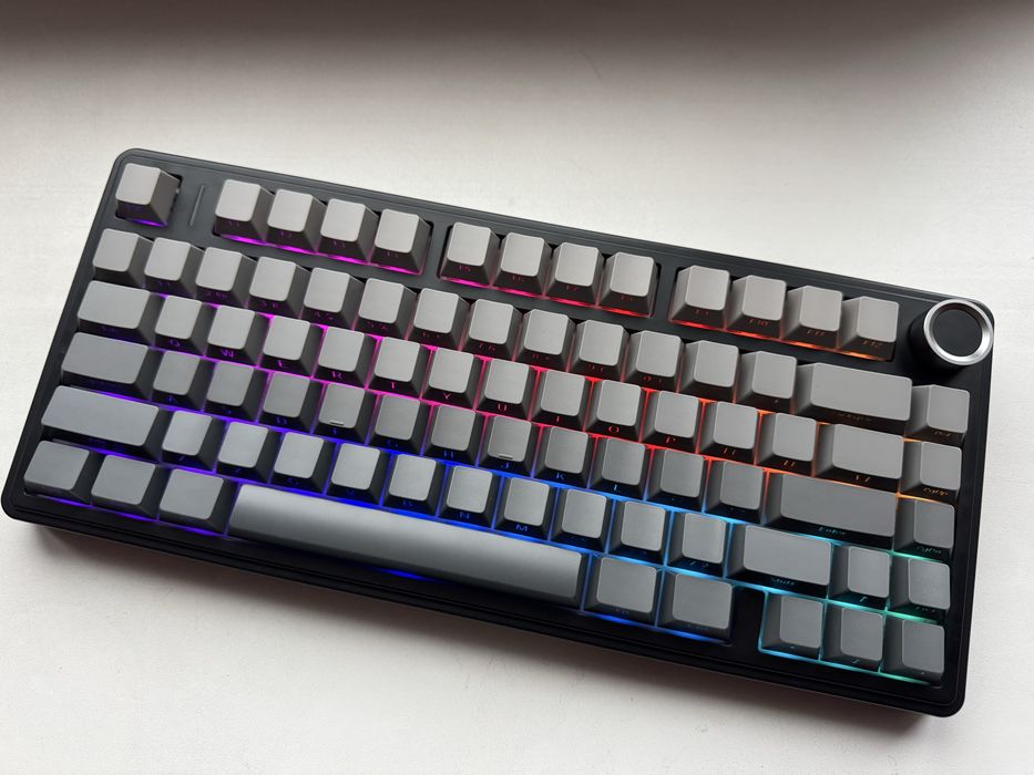 Клавіатура AULA F75 Reef Black Thunder Black Glacier Blue REAPER AXIS ...