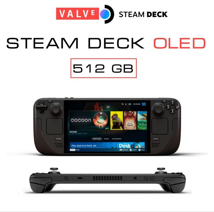 Steam deck 512 gb Oled Повна комплектація. Один власник.: 23 400 грн. - Приставки Полтава на Olx