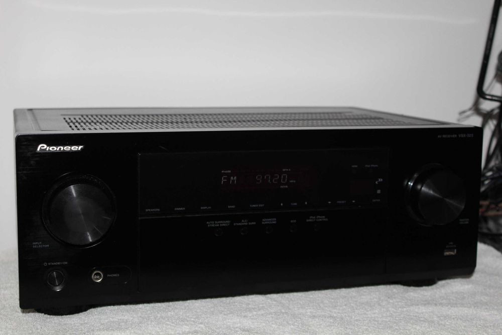 PIONEER VSX-323 Amplituner wzmacniacz kino domowe hdmi USB optyk Wysył ...