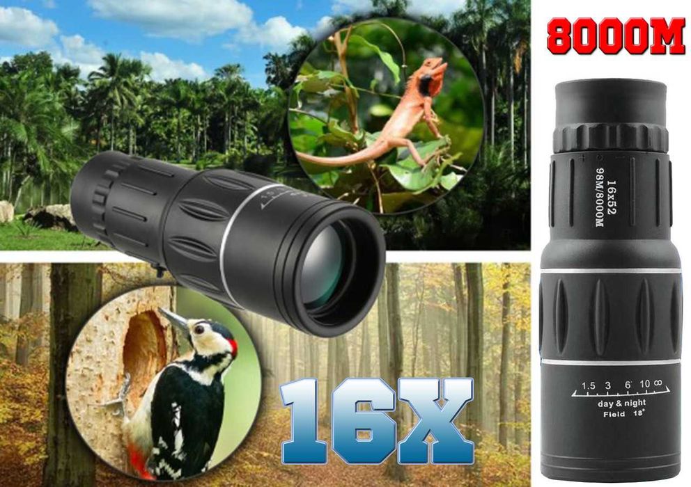 Монокуляр, бинокль Bushnell 16x52 монокль,подзорная труба с ч: 219 грн ...