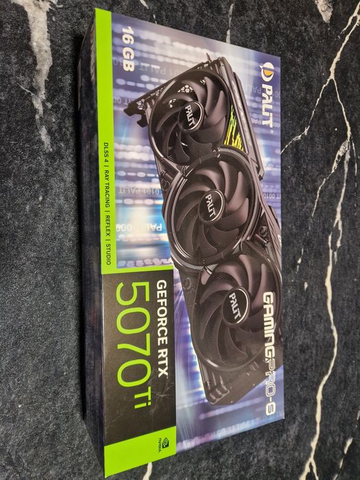 Karta Palit RTX 5070ti 16GB Gaming Pro-S Sosnowiec • OLX.pl