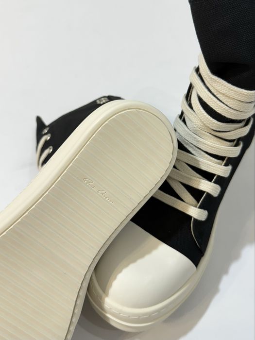 Кеды Rick Owens Ramones DRKSHDW Black/Milk High Top 42 43: 5 200 грн ...