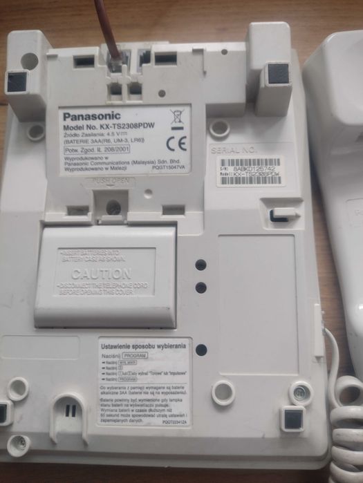Telefon stacjonarny Panasonic kx-ts 2308 pdw Nowy Targ • OLX.pl