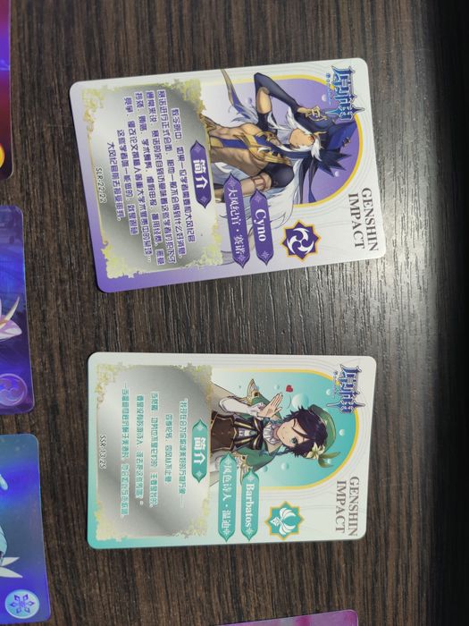 Коллекционные карточки Genshin Impact, карты Геншин Импакт: 10 грн ...