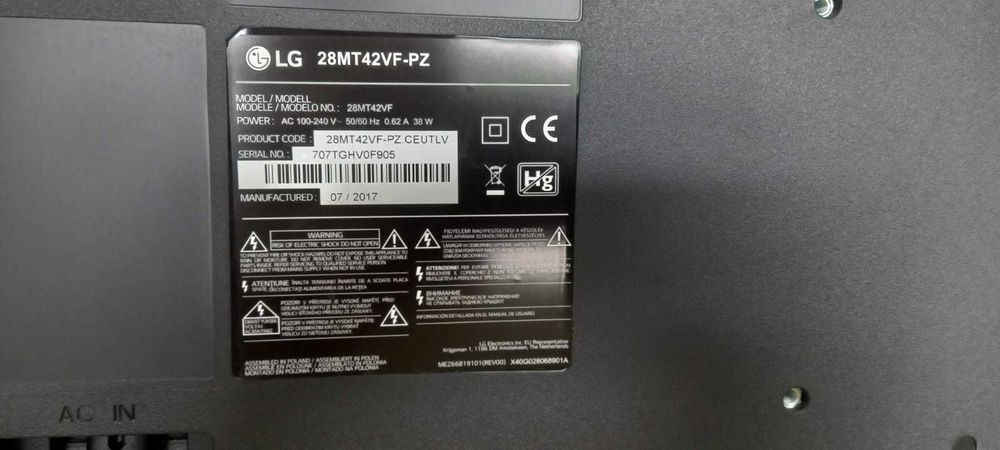 Televisor LG 28MT42VF-PZ Aguada de Cima • OLX.pt