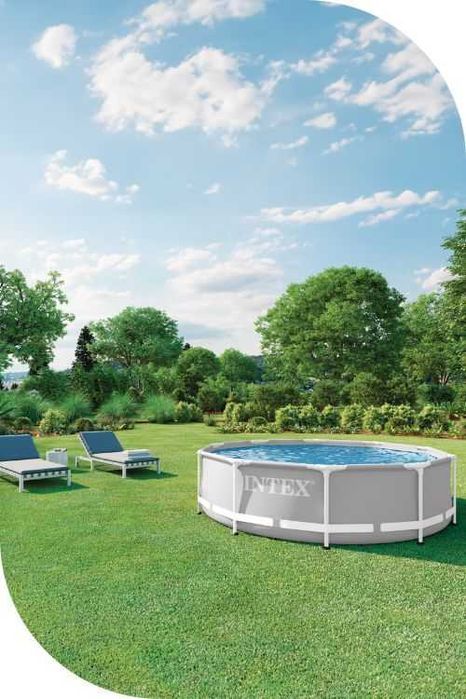 Каркасный бассейн Intex 26700 prism frame 305х76 см, объем воды 4485 л ...