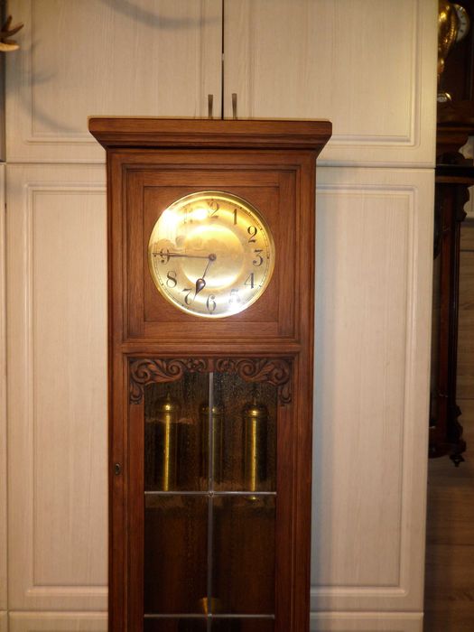 Zegar Stojący Kwadransowy Dziadek 1910r Przegląd. przez zegarmistrza ...